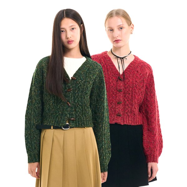 WOMAN 빈티지 울 케이블 가디건 [2COL] / WBC4L04527 - SSG.COM