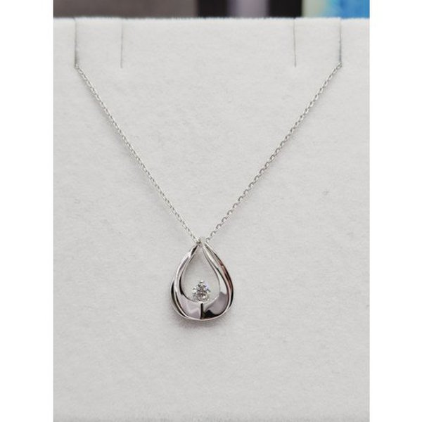 [여주점] [골든듀] 모닝듀뉴2(8p) 18K 화이트골드 목걸이 (210801294) - SSG.COM