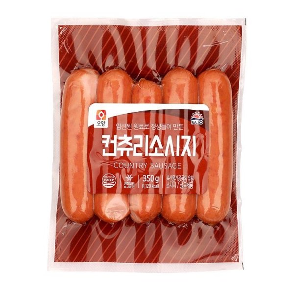 사조 컨츄리 소시지 350G X ( 2매입 ) - SSG.COM