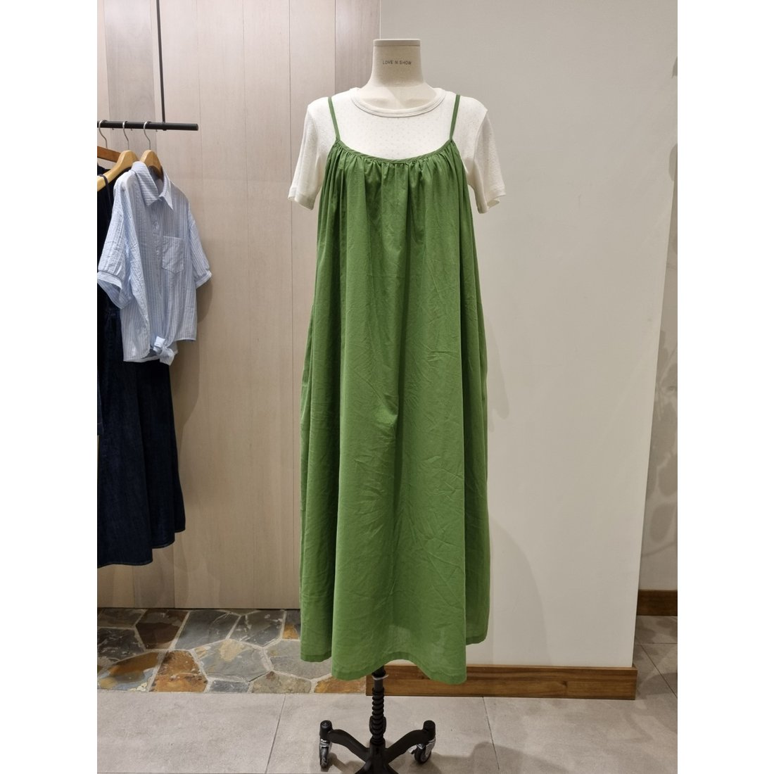 (스타필드안성)(최초가 69,800원)턱주름 나시 원피스(LCDGGOP01), 믿고 사는 즐거움 SSG.COM