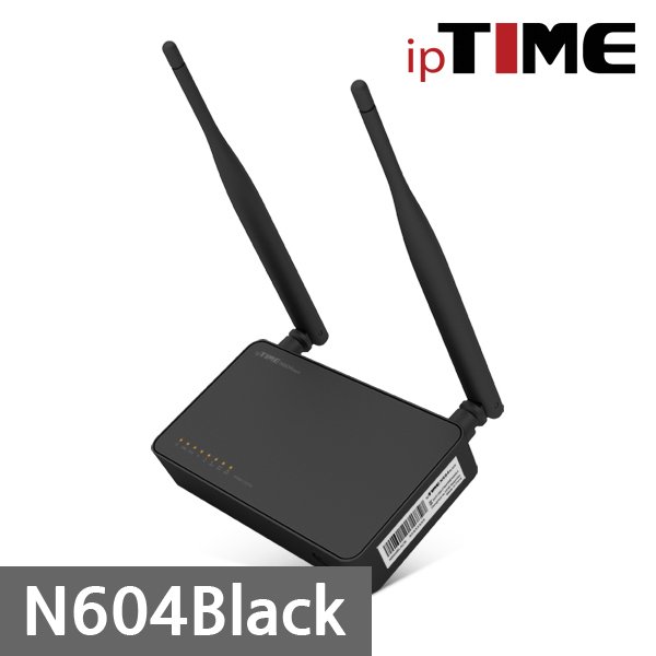 아이피타임 IPTIME 인터넷 와이파이 유무선 공유기 N604 Black - SSG.COM