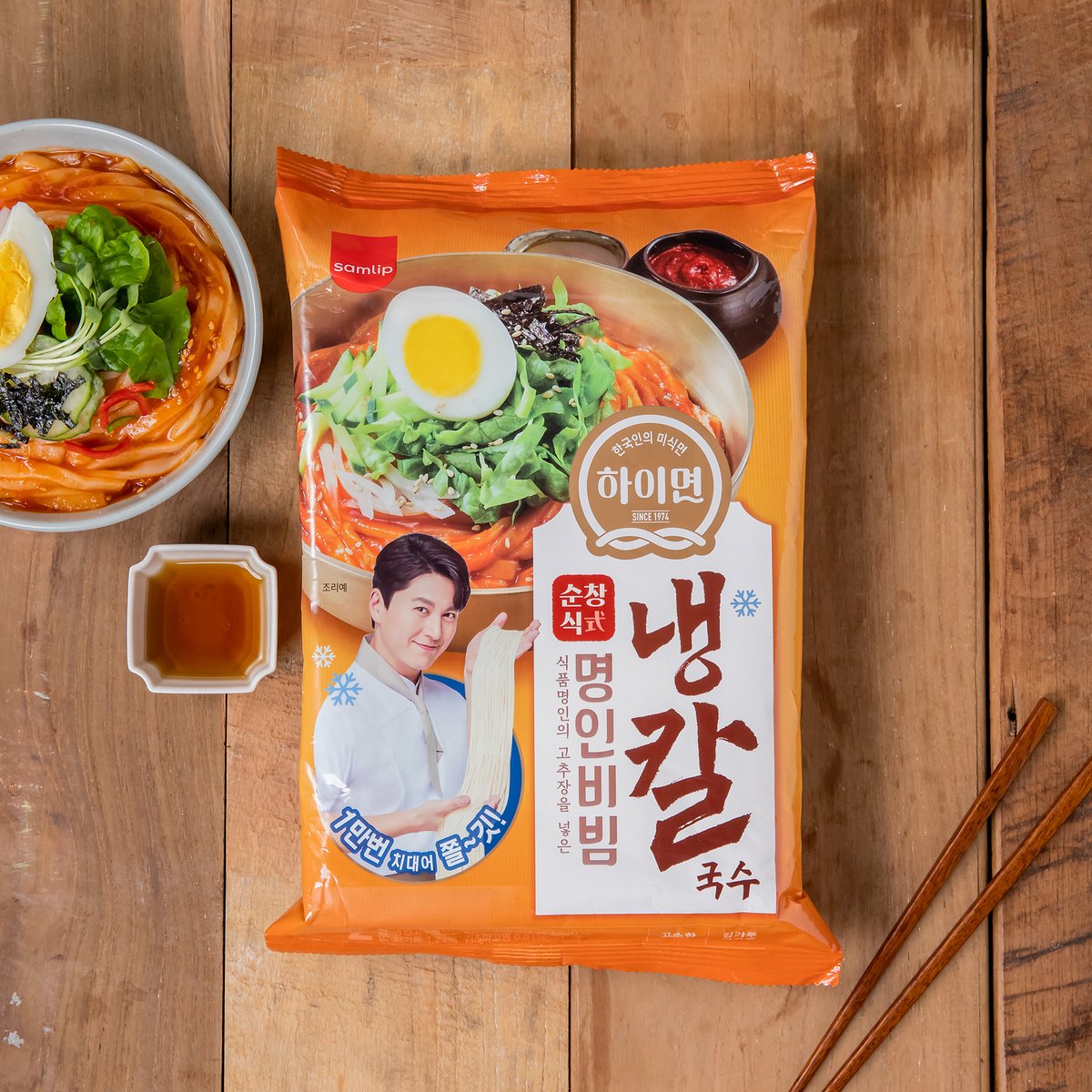 하이면 명인비빔 냉칼국수 490g (2인분) - SSG.COM