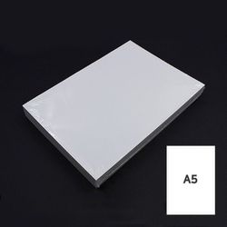 (HK) A5 무지 상장용지 150g 100매X1권 백상지 빈상장용지 - SSG.COM