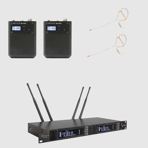 MYFIX 뮤지컬 공연용 무선 이어마이크2개 MB-920C - SSG.COM
