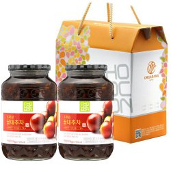 초록원 꿀 대추차 대추청 2병(1kg+1kg) 선물세트 - SSG.COM