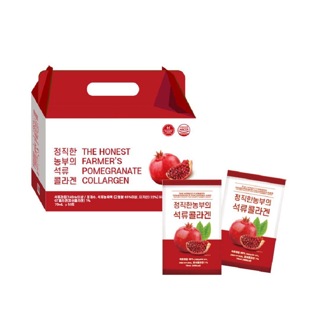 어니스트파머 정직한농부의 석류콜라겐 70ml X 100포, 믿고 사는 즐거움 SSG.COM