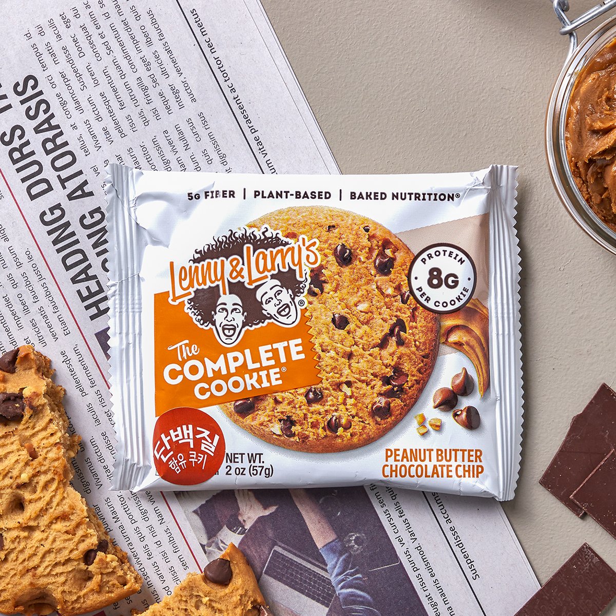 레니앤래리 컴플리트 피넛버터 프로틴쿠키 57g - SSG.COM