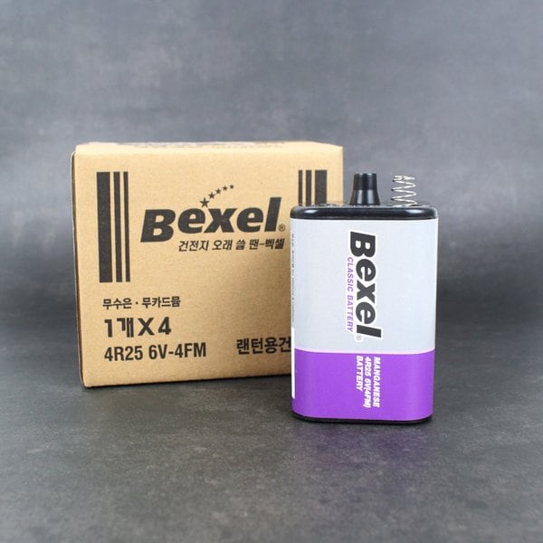 벡셀 망간 무수은 4R25 6V 4FM 건전지 x 4개 / 랜턴 - SSG.COM