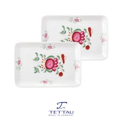 직사각 접시 18cm 2P /아미나 로즈 - SSG.COM