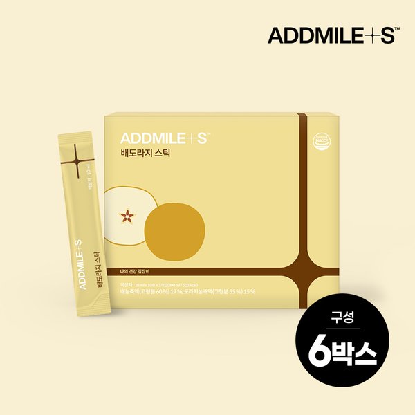[애드마일스] 배도라지스틱 (10ml x 30포) x 6박스 - SSG.COM
