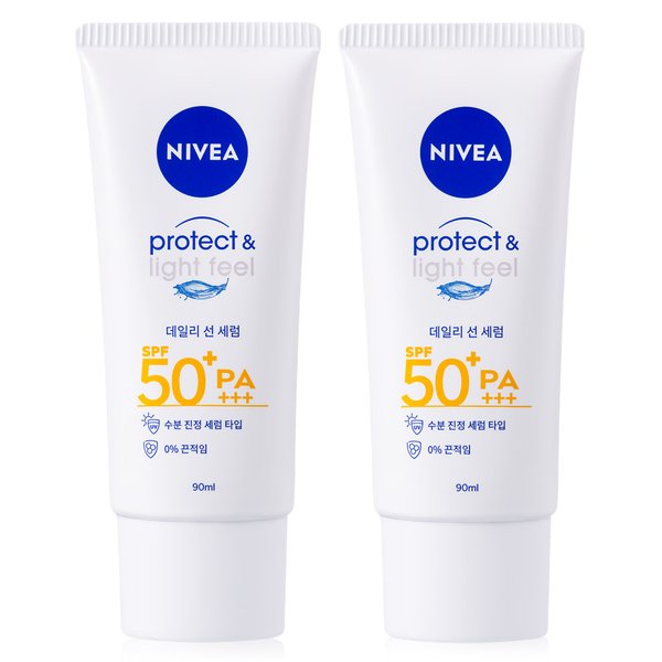 니베아 선프로텍트 선세럼 90ml 2개 SPF50+ PA+++ / 눈시림없는 골프 스포츠 선로션 - SSG.COM