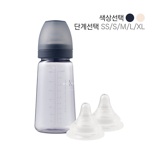 마더케이 베이직 PPSU 젖병 280ml(노꼭지)+젖꼭지2P - SSG.COM
