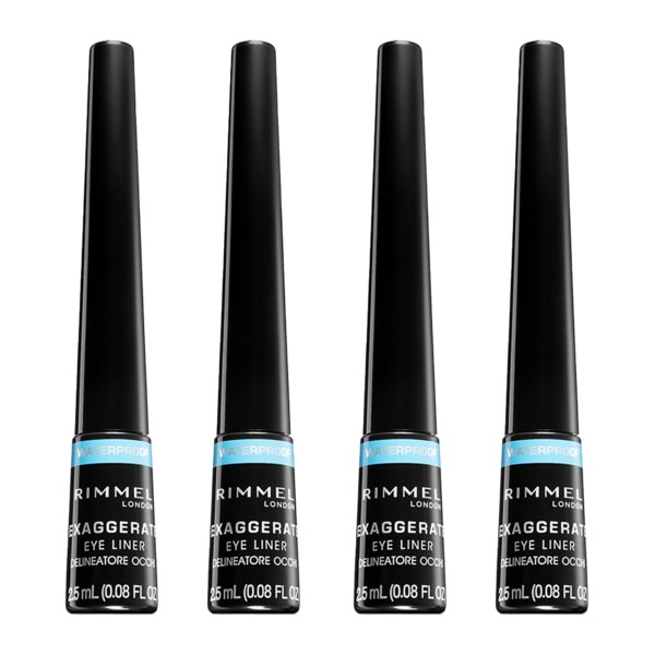 RIMMEL 림멜 이그제저레이트 워터프루프 아이라이너 003 글로시 블랙 2.5ml 4개 - SSG.COM