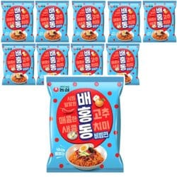 농심 배홍동 비빔면 137g (10입) 봉지라면 - SSG.COM