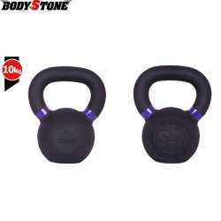 바디스톤 - 뉴 블랙분체 케틀벨 10kg/양각로고/복근 - SSG.COM