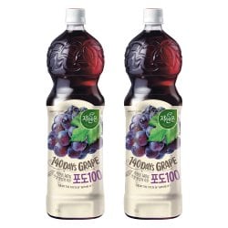 웅진 자연은 포도 1.5L X 2개 과일음료 - SSG.COM