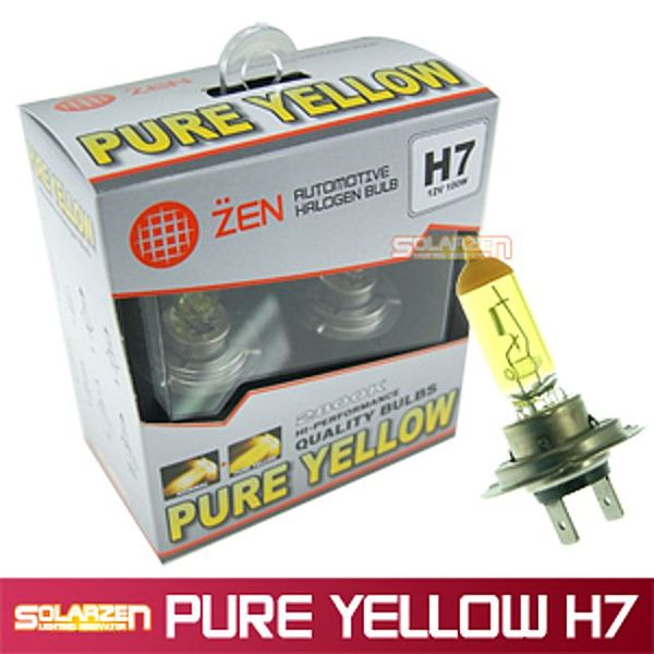 자동차램프 전조등 H7 할로겐전구 퓨어옐로우 순정형전조등 자동차전구 헤드라이트H7 - SSG.COM