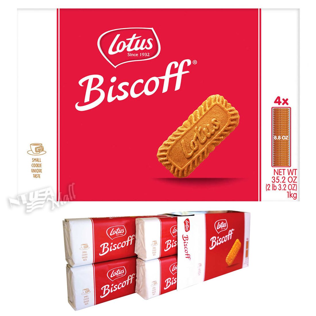 로투스 비스코프 쿠키 8.8oz(250g) 4팩 LOTUS BISCOFF COOKIES, 믿고 사는 즐거움 SSG.COM