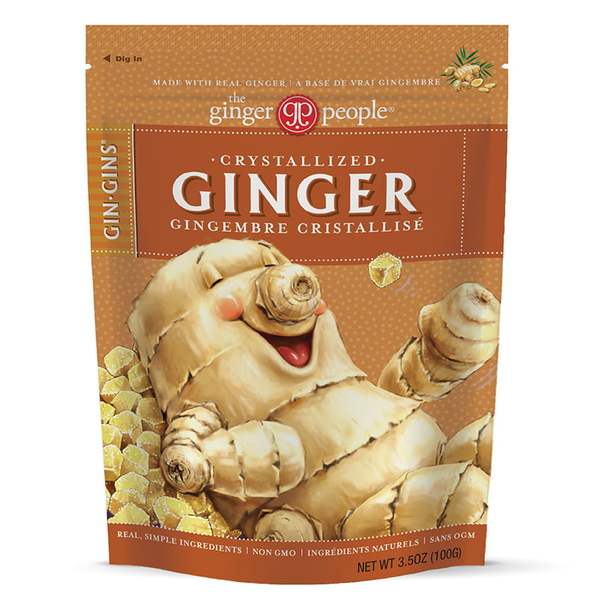 The Ginger People Gin GMOFree 결정화 하드 진저 캔디 99.2g 팩 - SSG.COM