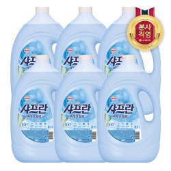 샤프란 섬유유연제 프레쉬블루 3.1L x 4개 - SSG.COM