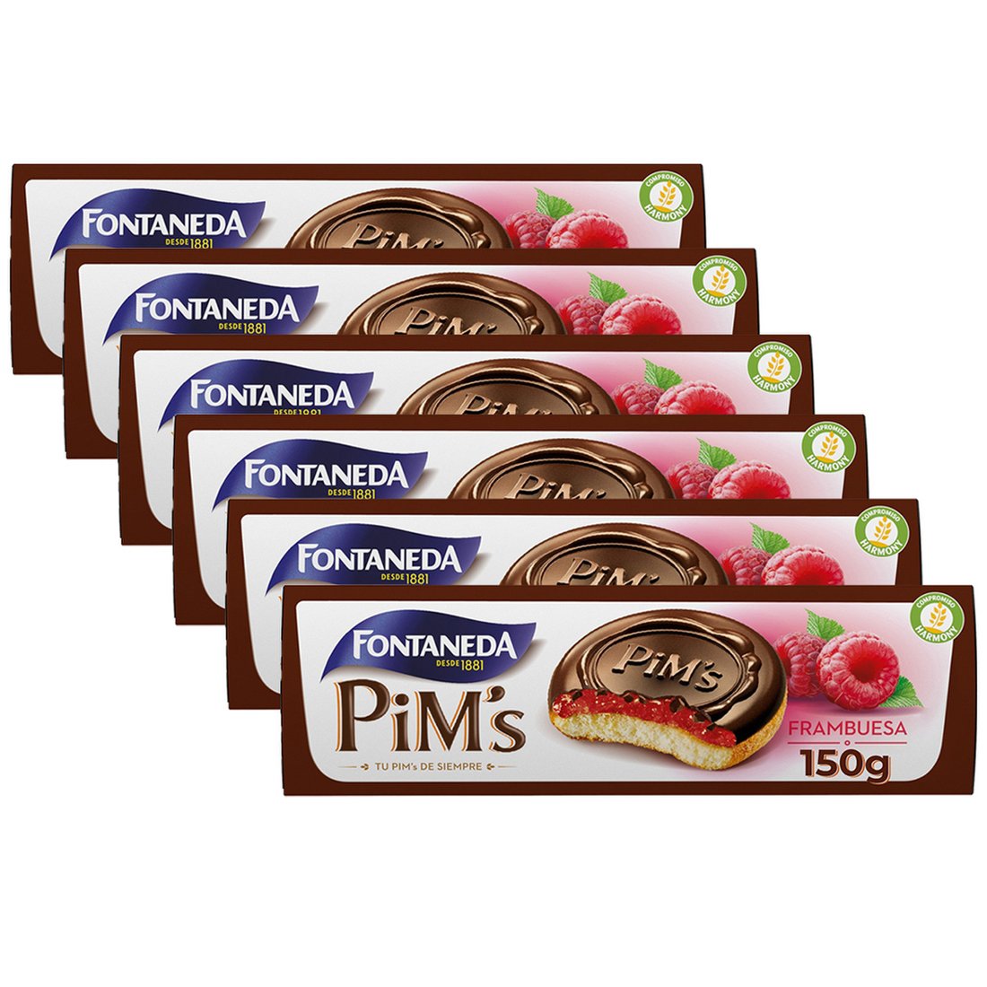 Fontaneda Pims Raspberry and Chocolate 폰타네다 핌스 라즈베리 초콜릿 비스킷 150g 6팩, 믿고 ...