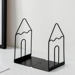 블랙 펜슬 북엔드 2p세트 간이 책상책꽂이 - SSG.COM