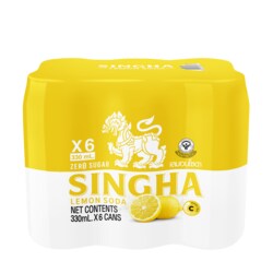[싱하] 레몬 소다 330ml * 6캔 - SSG.COM