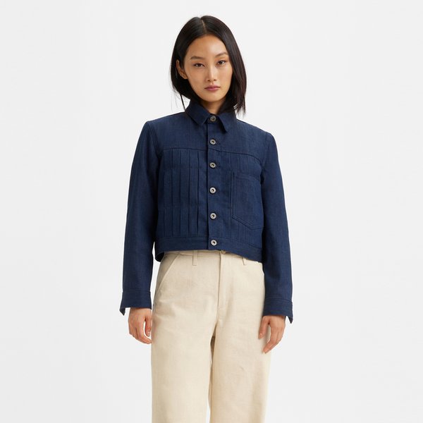 리바이스 여성 LMC 플리츠 트러커 자켓 A43530000 (A4353-0000) - SSG.COM