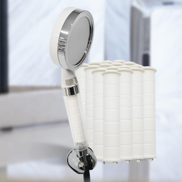 수압조절 필터샤워기 정수 HLBATH 화이트 샤워헤드+필터16개 - SSG.COM