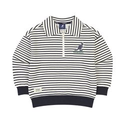 하프 집업 스트라이프 스웨트셔츠 PD 0002 네이비 - SSG.COM