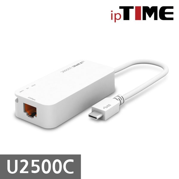 아이피타임 IPTIME 2.5 기가비트 USB 3.0 C타입 유선 랜카드 U2500C - SSG.COM