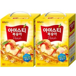 담터 복숭아 아이스티 80T x 2개 - SSG.COM
