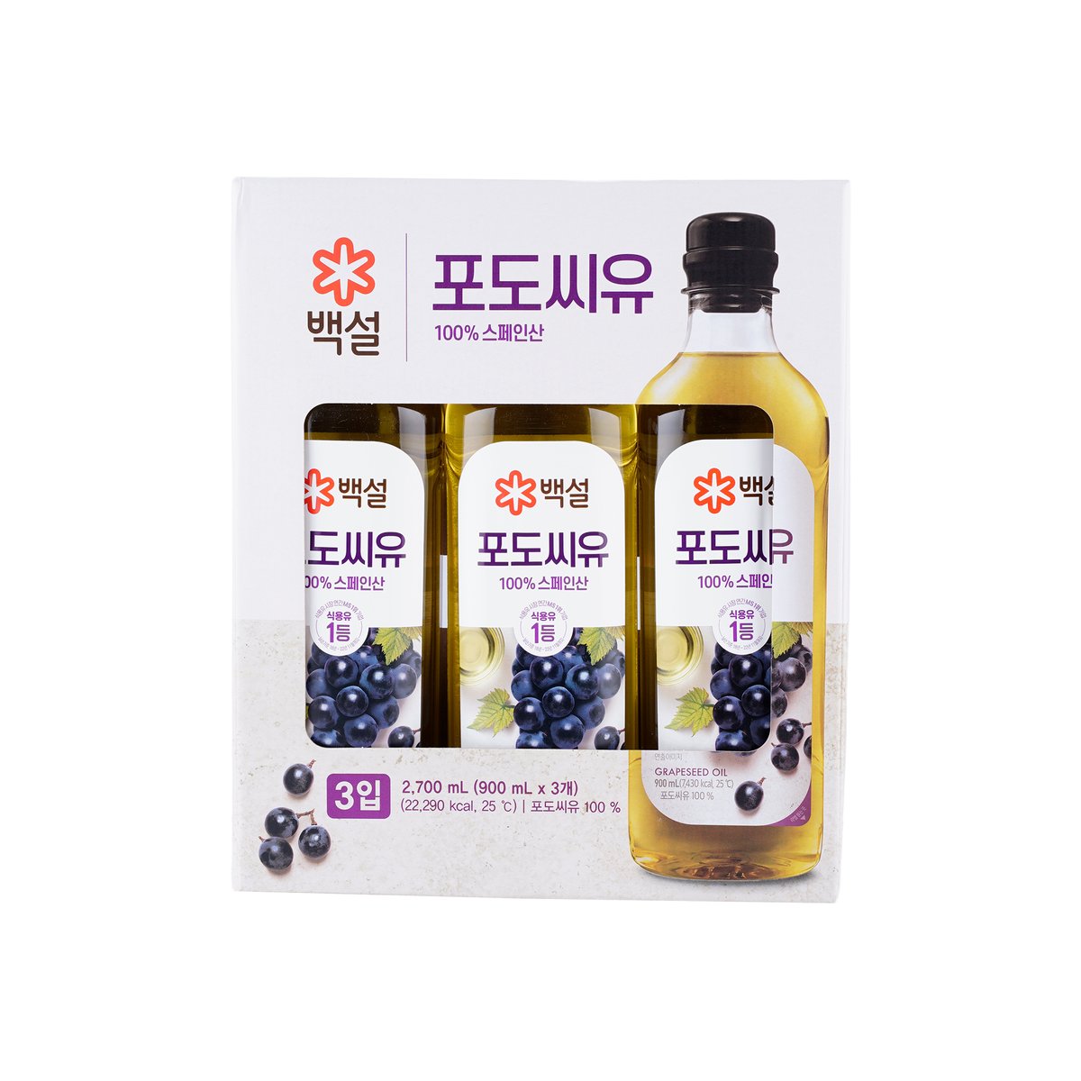[가격 역주행]백설 포도씨유 900ml*3입기획 - SSG.COM