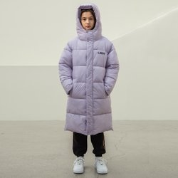 베이직 롱 패딩 후드점퍼 Purple - SSG.COM