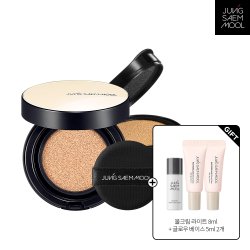 정샘물 에센셜 스킨 누더 쿠션 (리필포함) + 물크림라이트8ml + 글로우베이스5ml x 2개 - SSG.COM