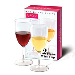 위글 플라스틱 와인잔 2P - SSG.COM