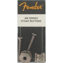 Fender 부품 American Series Locking Strap Buttons (2) (Chrome) - SSG.COM