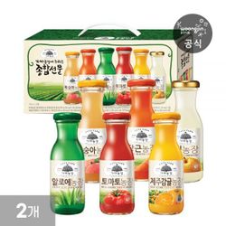 가야농장 종합선물세트 180mL 12병 2세트 - SSG.COM