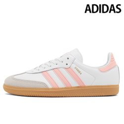 ADIDAS 주니어/여성 삼바 OG J 운동화 화이트/세미핑크스파크 JP5480 - SSG.COM