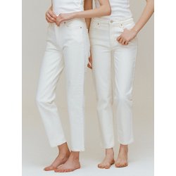 Mid-rise Straight Jeans_CREAM - SSG.COM