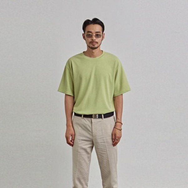 [COUCOU] CANDY HALF KINT TEE_LIME[A] - SSG.COM