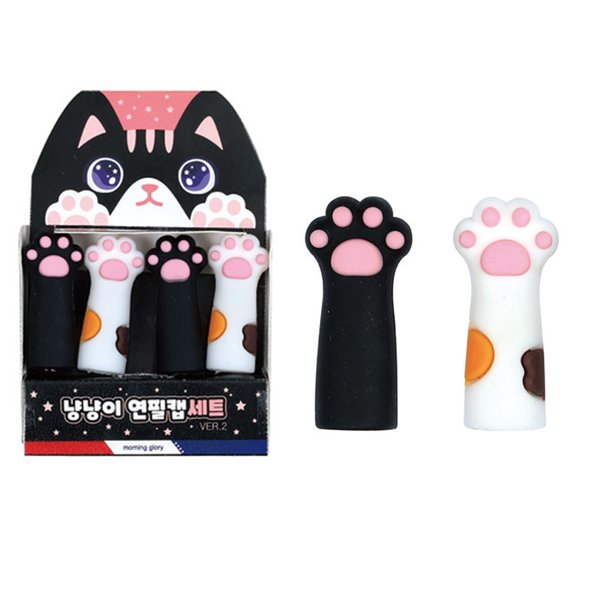 1000 냥냥이 연필캡세트 VER.2 (4EA)-모닝글로리 - SSG.COM