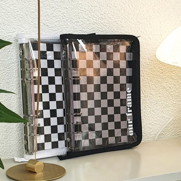 A5 6공 체커보드 모눈 노트 바인더북 - SSG.COM