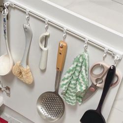 무타공 레일 후크걸이 주방 욕실 40cm - SSG.COM