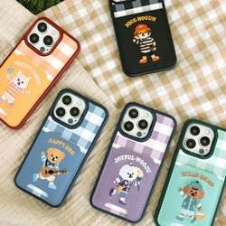 ( 아이폰SE2,아이폰8,아이폰7,아이폰6,아이폰6S) 자수 포켓 바타입(피크닉)-블루/브로 [ITM20119] - SSG.COM