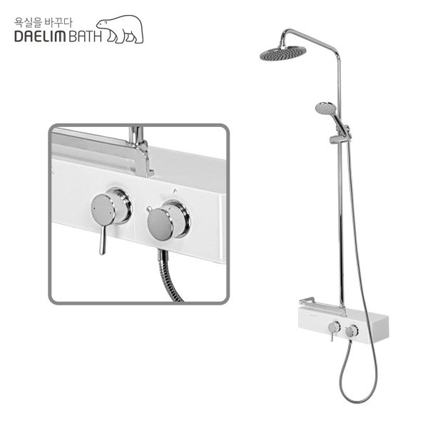[고치고] 대림바스 DL-B6010 레인 해바라기 샤워기 선반형 샤워 수전 - SSG.COM