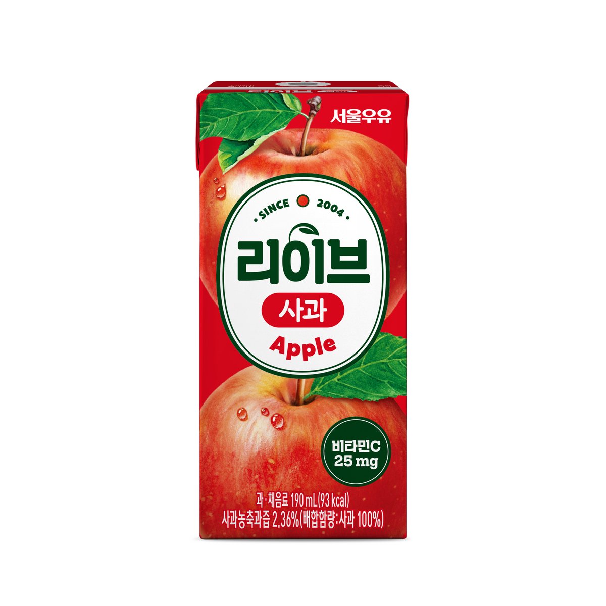 [서울우유] 리이브 190ml * 24개입 - SSG.COM