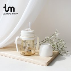 빨대컵 PPSU 돗바니 180ml(화이트, 바닐라) - SSG.COM