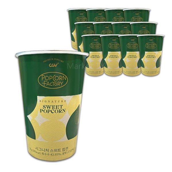 CGV 시그니처 스위트 팝콘 70g x 12개 - SSG.COM