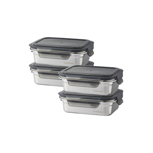 (4개세트) 스텐하드 밀폐용기 600ml - SSG.COM